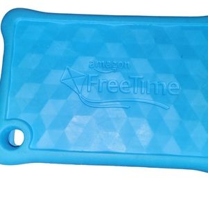 Amazon | Other | Amazon Fire Hd Freetime Blue Rubber Silecone F8 Case 7 ...